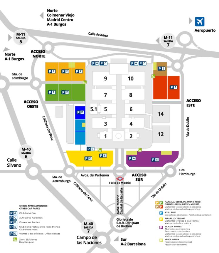 ¿Cómo llegar al recinto ferial? | IFEMA